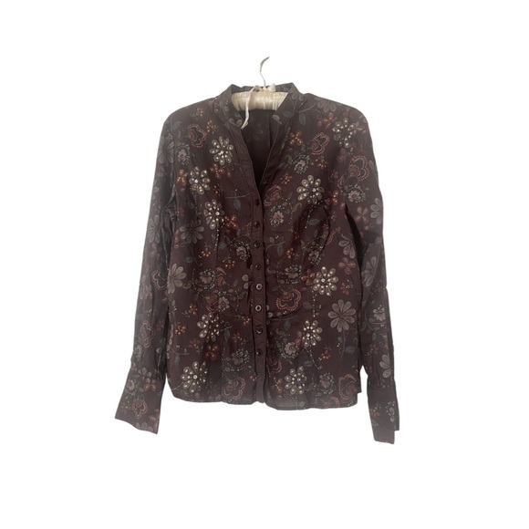 Autograph | Tops | Autograph New York Vintage Beaded Long Sleeve ...